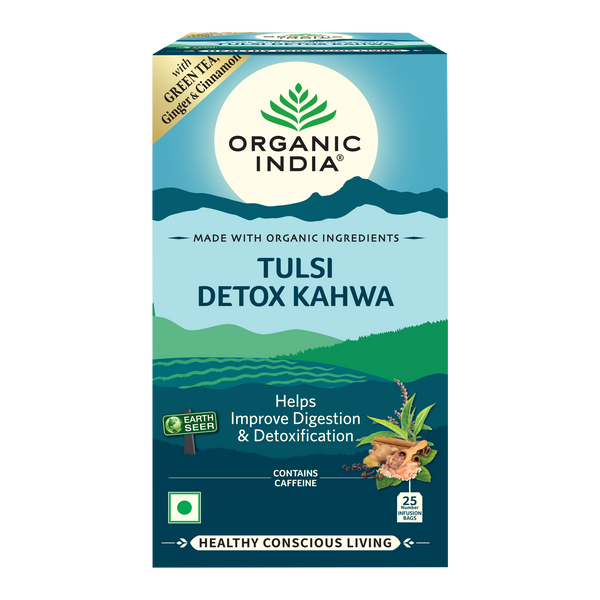 Combo Tulsi Green Tea Lemon Ginger & Detox Kahwa – Organic India