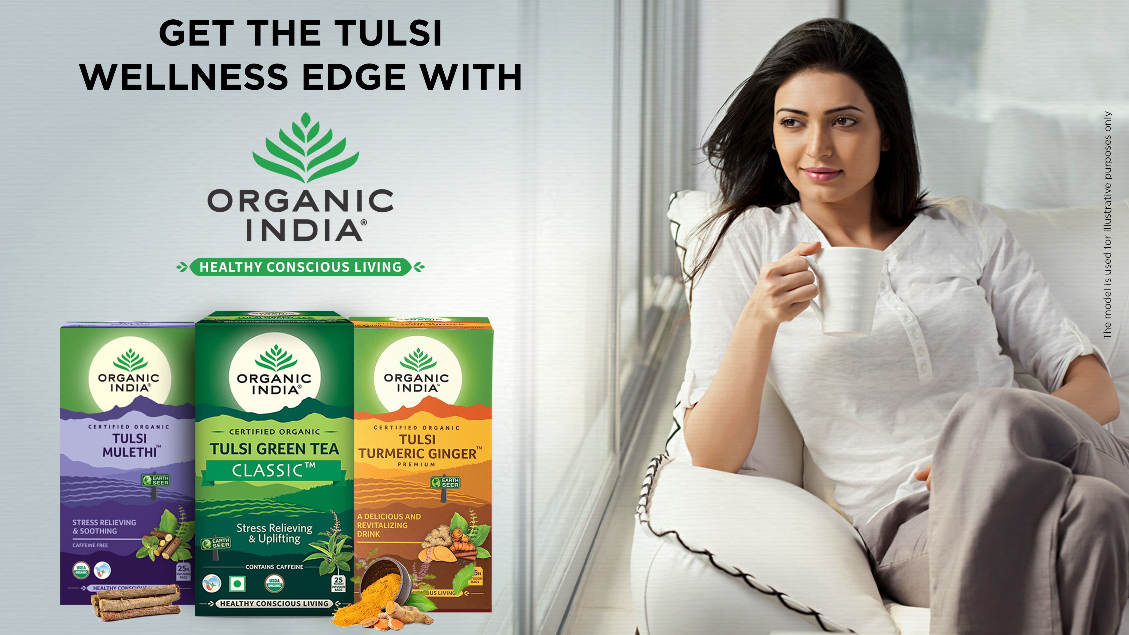 Get The Tulsi Wellness Edge with Organic India