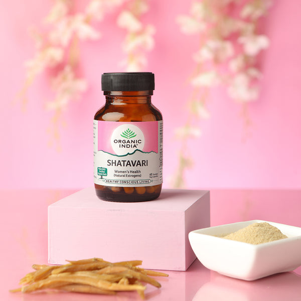 Shatavari 180 Capsule Bottle | Herbal Supplements – Organic India