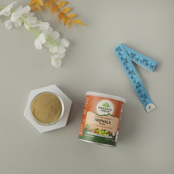 Triphala Powder 100g Can | Herbal Supplements – Organic India