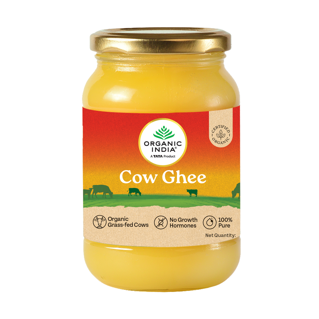 Organic Cow Ghee (Desi Cow Ghee), Pure & Wholesome Ghee – Organic India