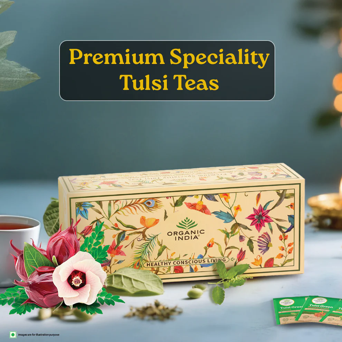 Premium Speciality Tulsi Tea Box – Organic India