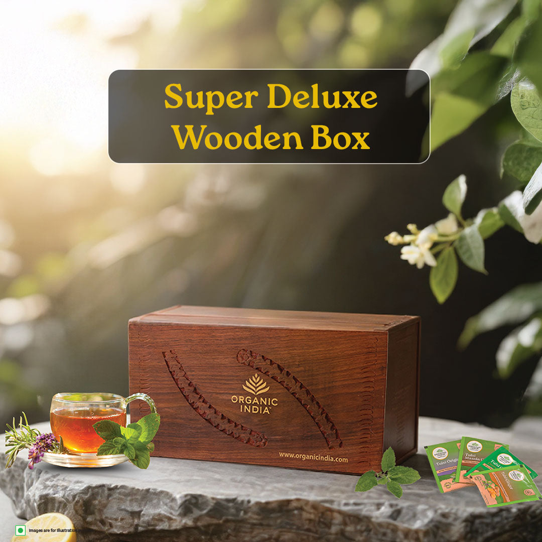 Organic Teas Gift Box Assorted Teas In Exquisite Woodwork Organic India Organic Teas Gift Box Assorted Teas In Exquisite Woodwork Organic India
