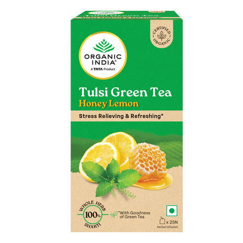 Tulsi Green Tea Honey Lemon – Organic India