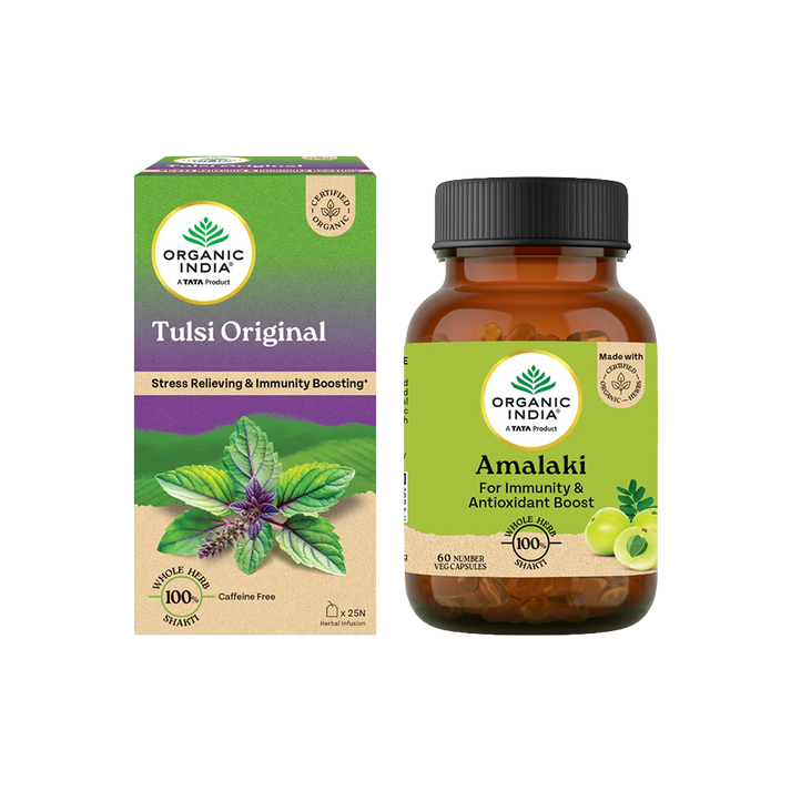 Amalaki + Tulsi Original Tea Combo for Immunity Support – Organic India
