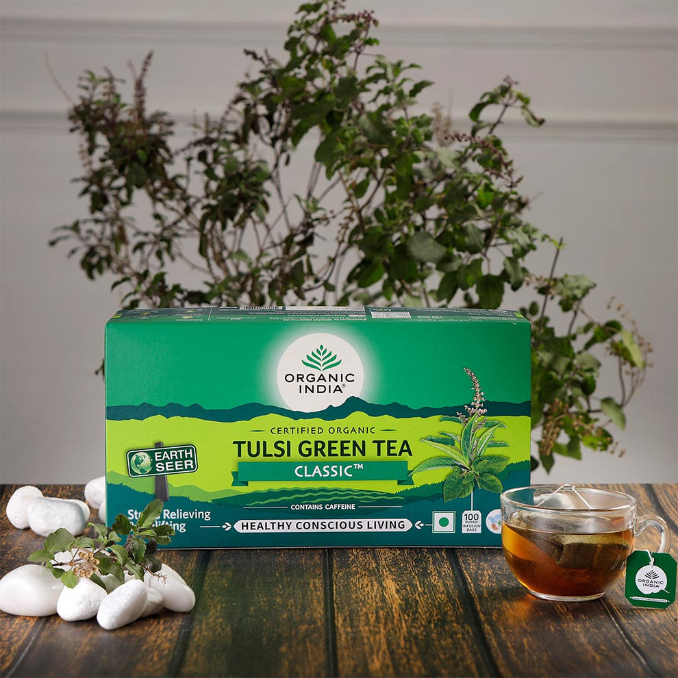 Tulsi Green Tea Classic – Organic India