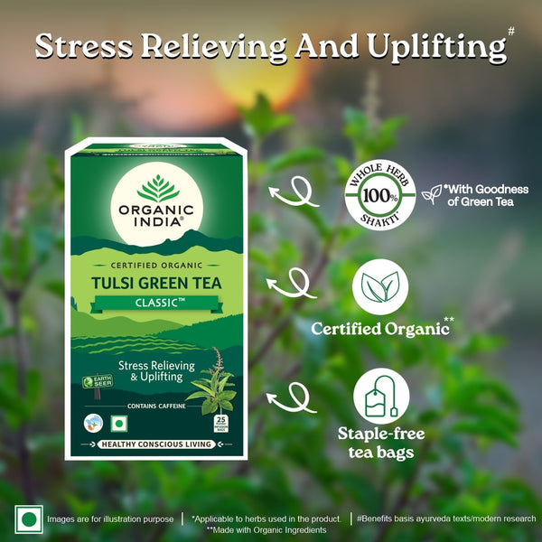 Tulsi Green Tea Classic – Organic India