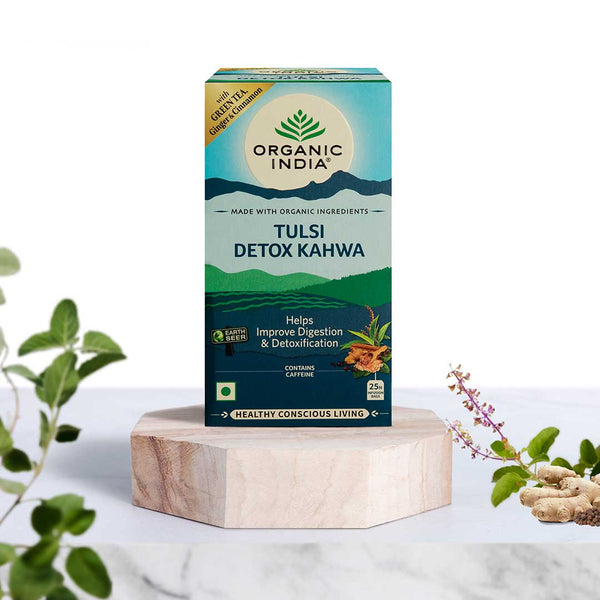 Tulsi Detox Kahwa 25 Teabags | Herbal Teas & Infusions – Organic India