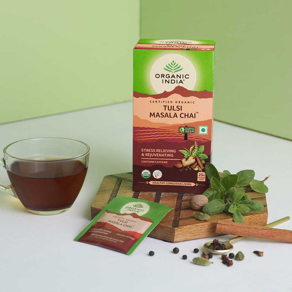 Tulsi Masala Chai a Premium Masala Tea – Organic India